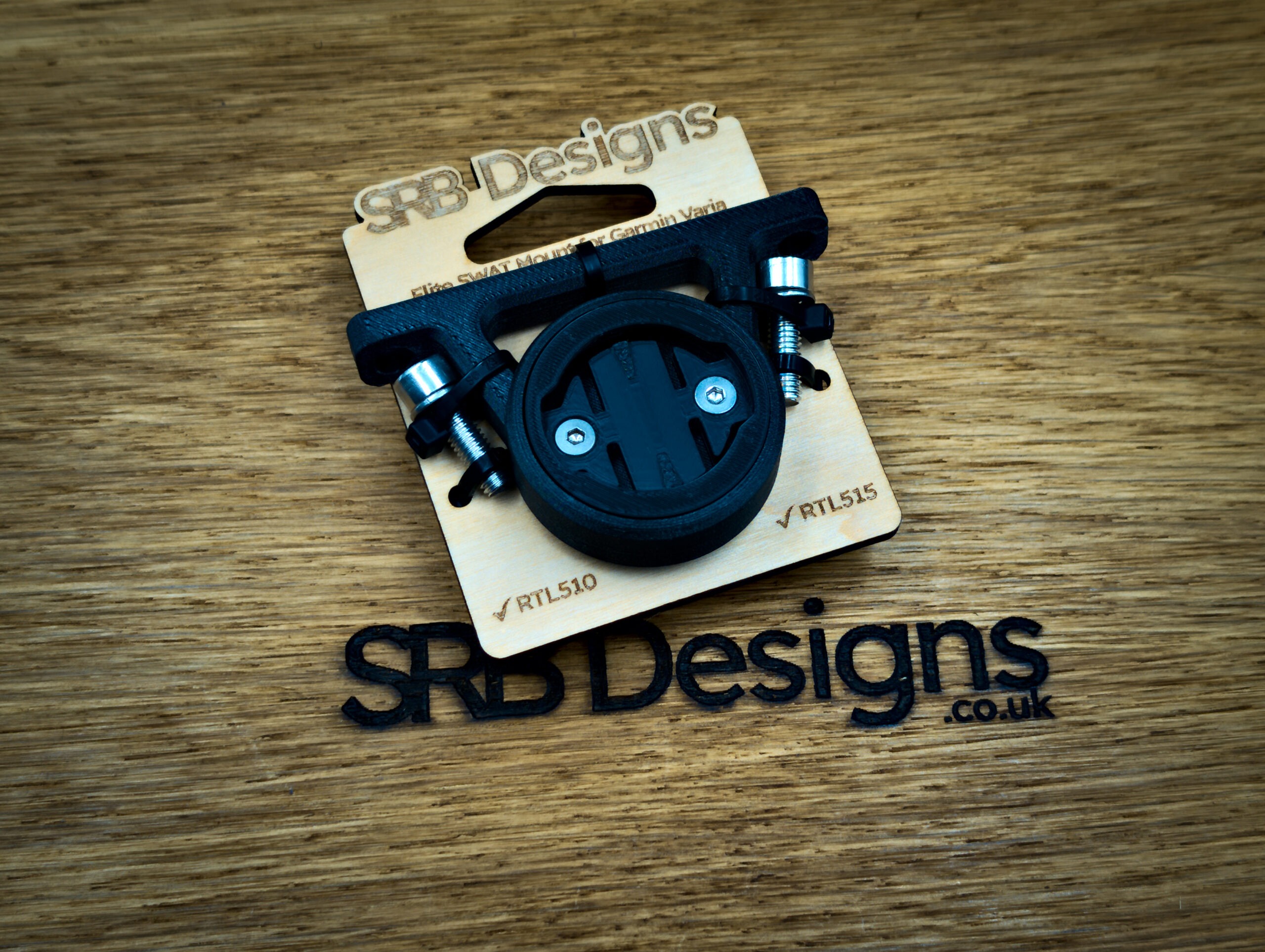 SRB Designs Elite SWAT Saddle Mount for Garmin Varia (RTL510, RTL515 ...